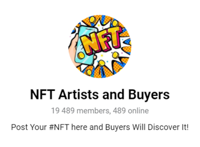 TOP 15 NFT Telegram channels
