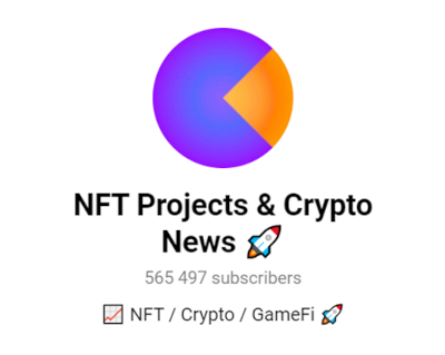 TOP 15 NFT Telegram channels