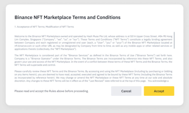 Binance Review NFT marketplace: Friendly interface for sell, buy NFT
