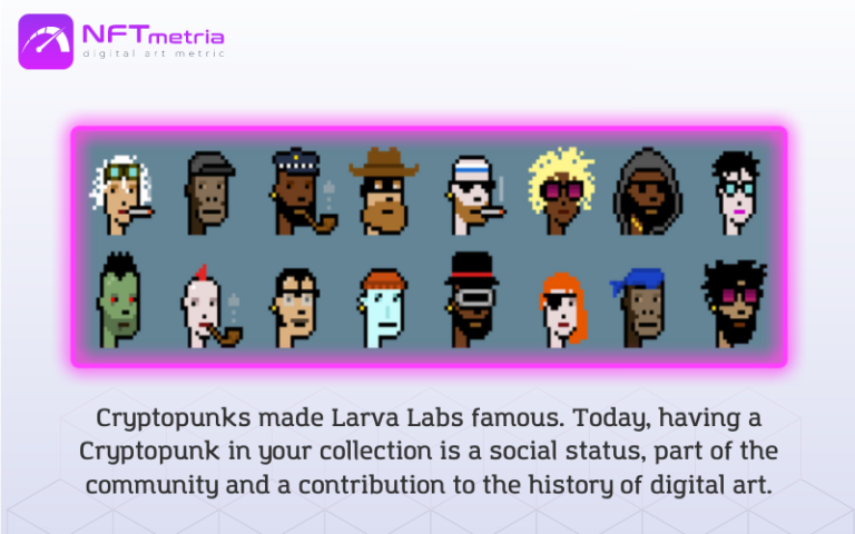Larva Labs is the creator of the famous CryptoPunks and Meebits